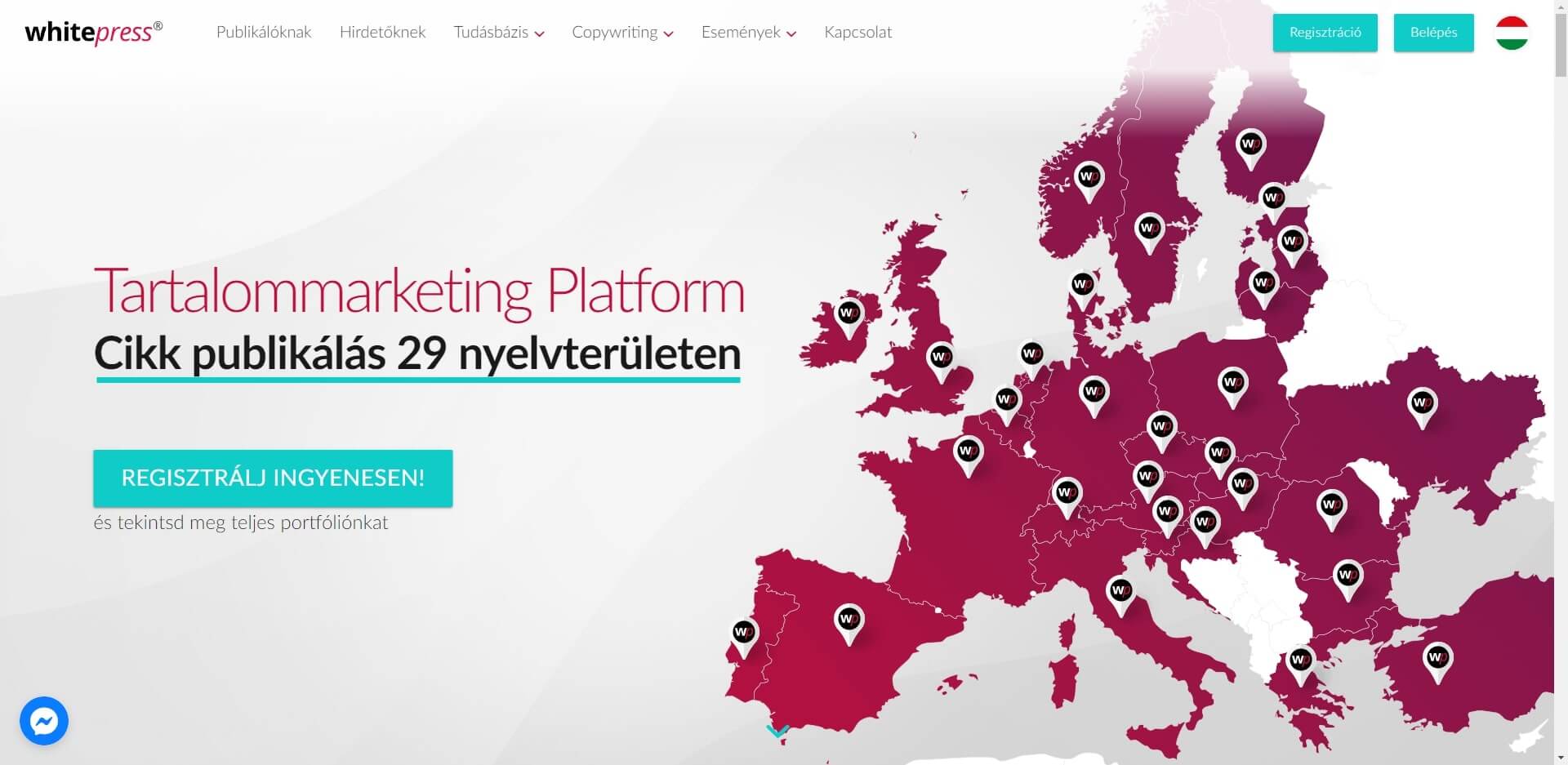 WhitePress linképítés egyszerűen, több száz oldalon