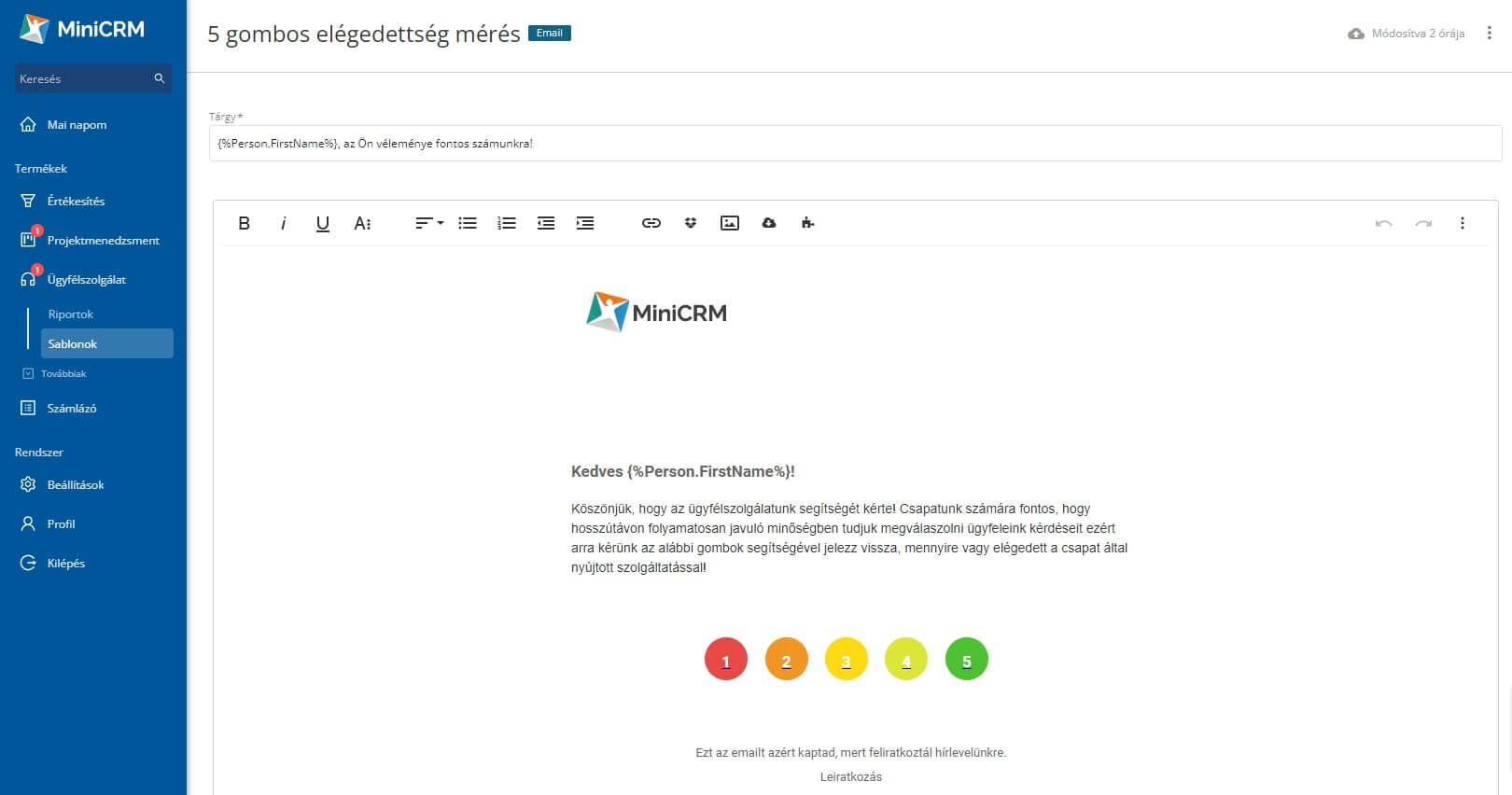 MiniCRM használata: Magyar nyelvű CRM rendszer